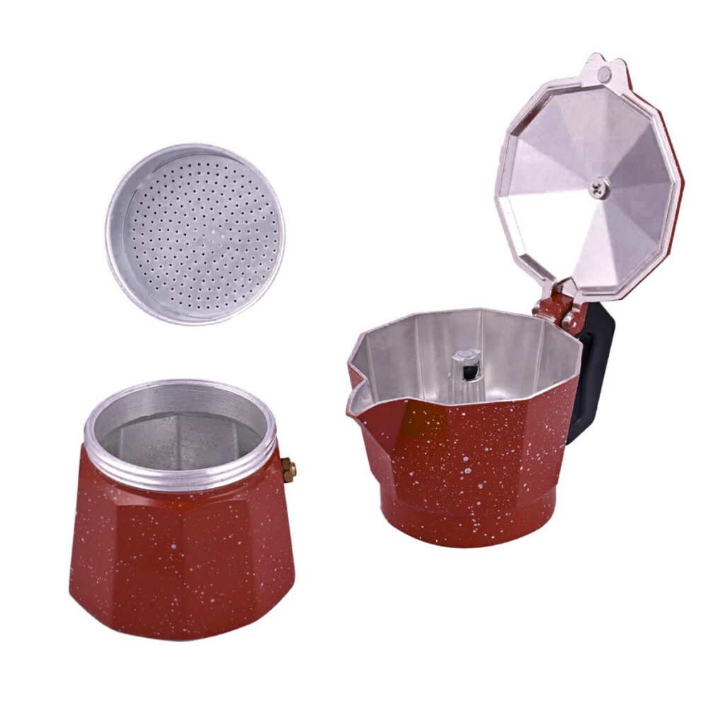 Cafetera Italiana Moka de 12 tazas Color Rojo – Tienda PENTHA