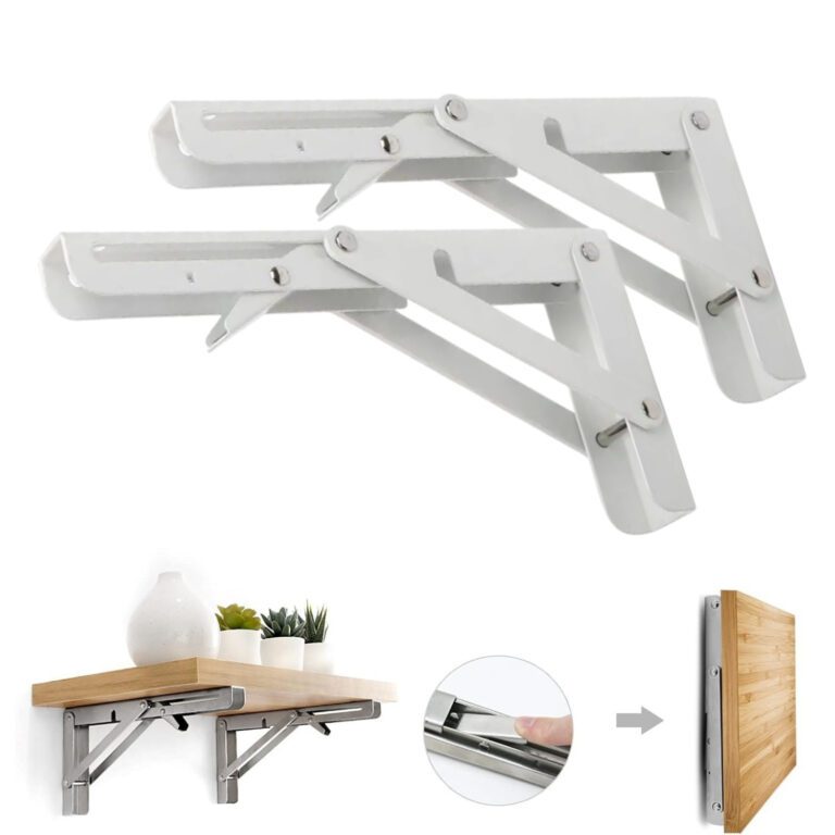 Repisa, Soporte, Ángulo Plegable Push 20cm Pack X2 – Tienda PENTHA