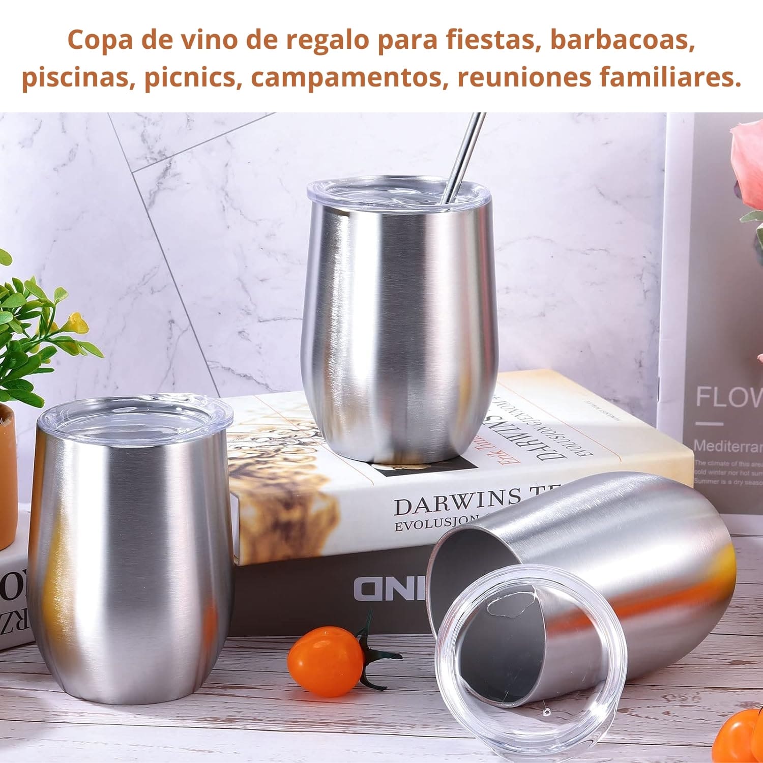 Mug Vaso Térmico para Café 350ml Plateado – Tienda PENTHA