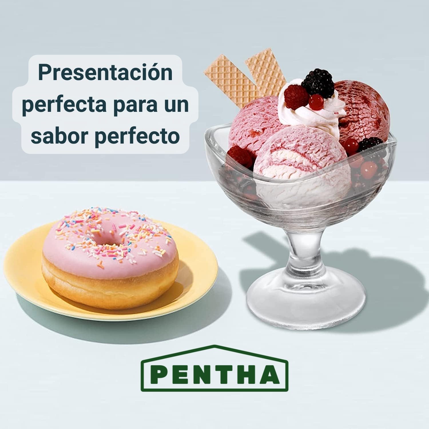 Copa para Postre y Helados 280ml, Set de 6 Unidades – Tienda PENTHA