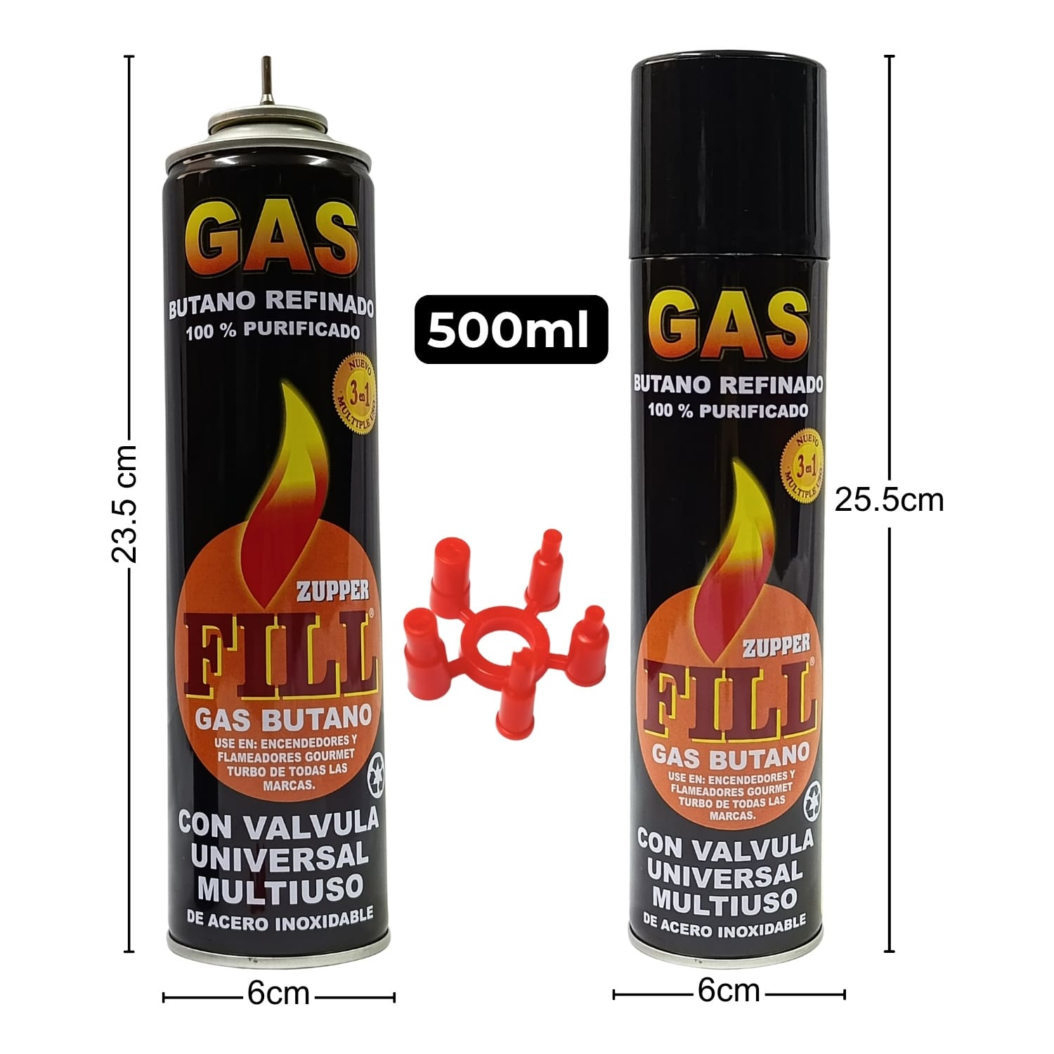 Cartucho de Gas Butano Fill 500ml 6 Unidades – Tienda PENTHA